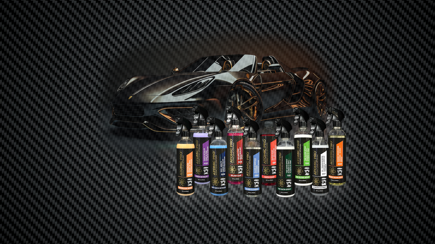 ATOMIC PRO™ is your source for premium curated car care products